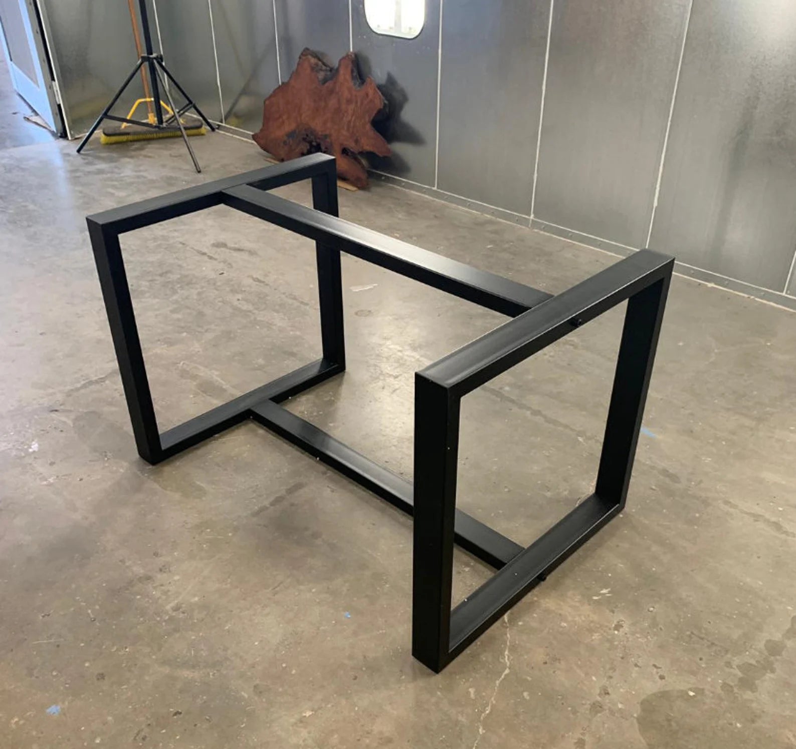 Steel table base frame store